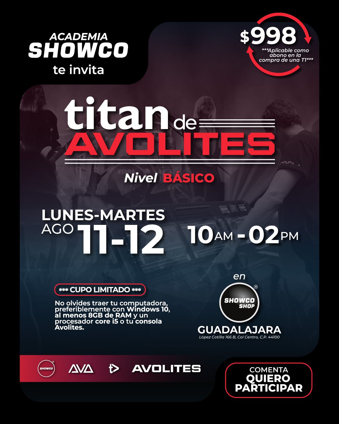 Taller GDL – Básico – Showco